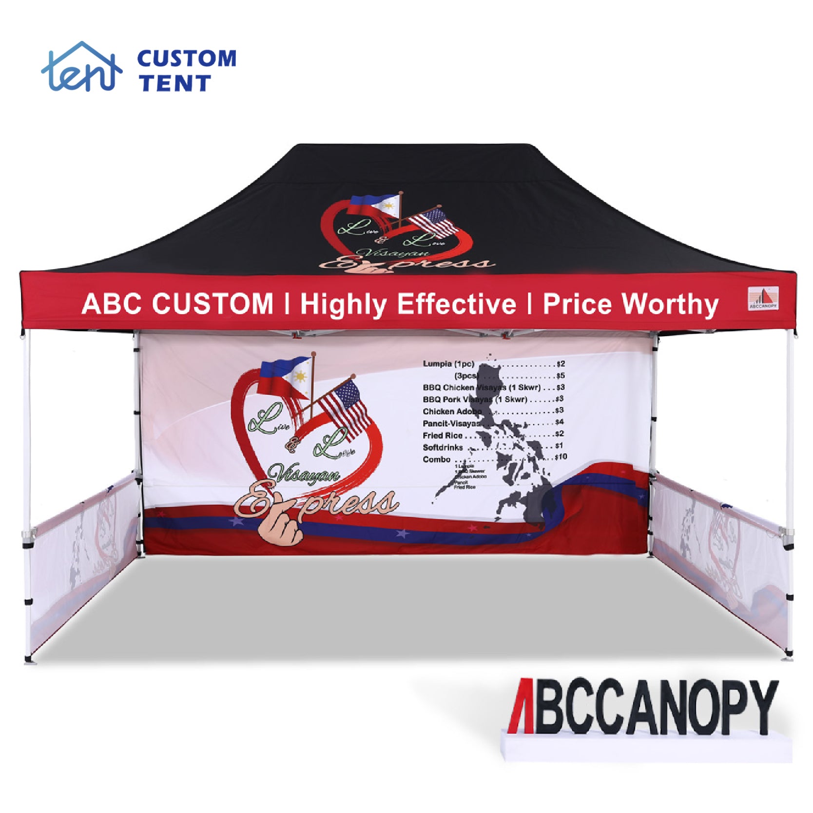 S2 Premium 10x15 Custom Canopy – ABC-Customtent